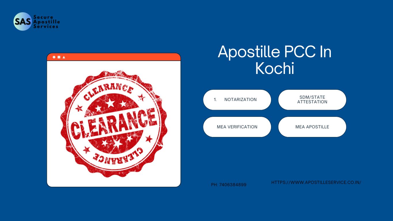 MEA Apostille Police Clearance Certificate in Kochi| PCC Apostille ...